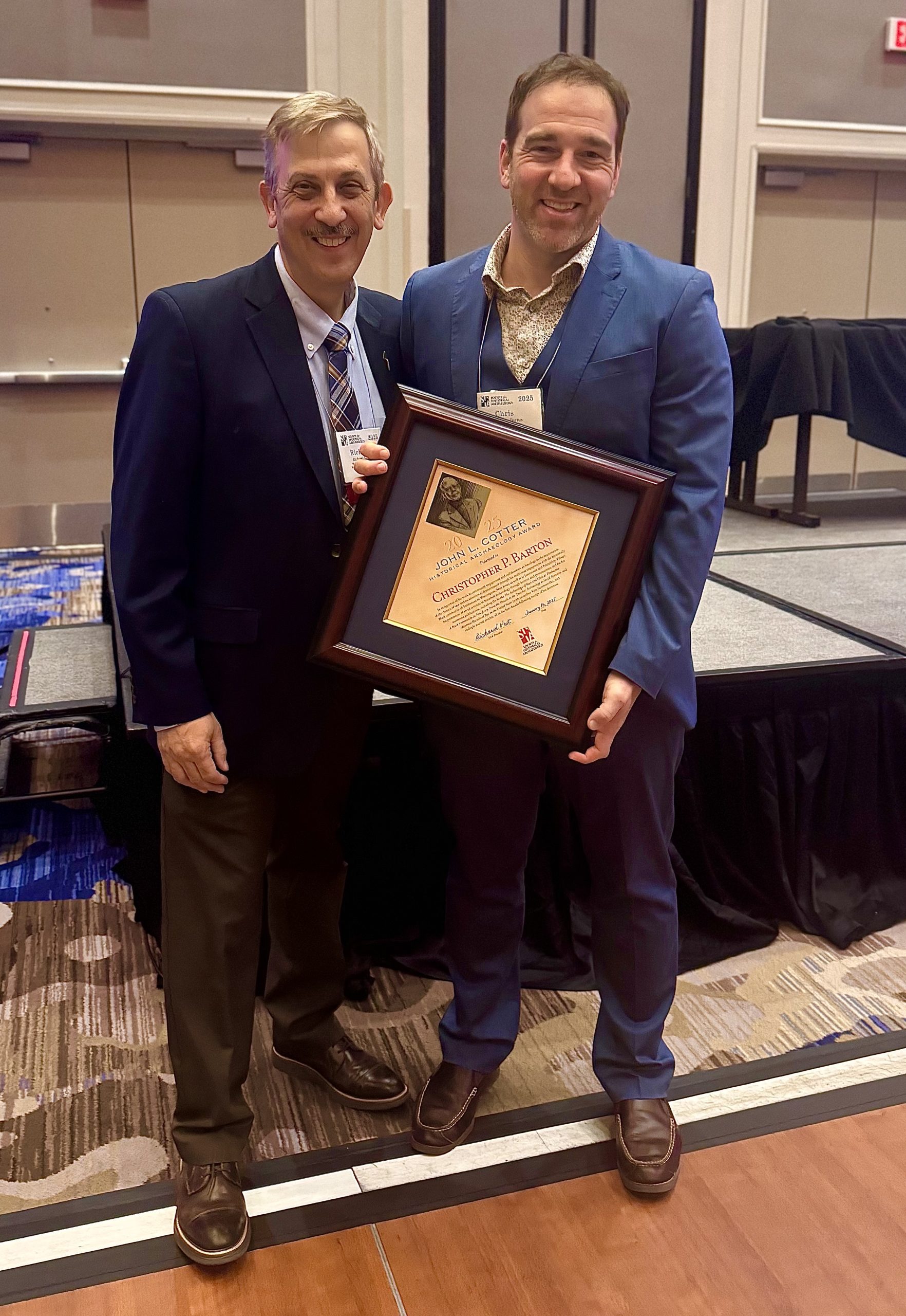 Historical Archaeologist Honored for Community Work